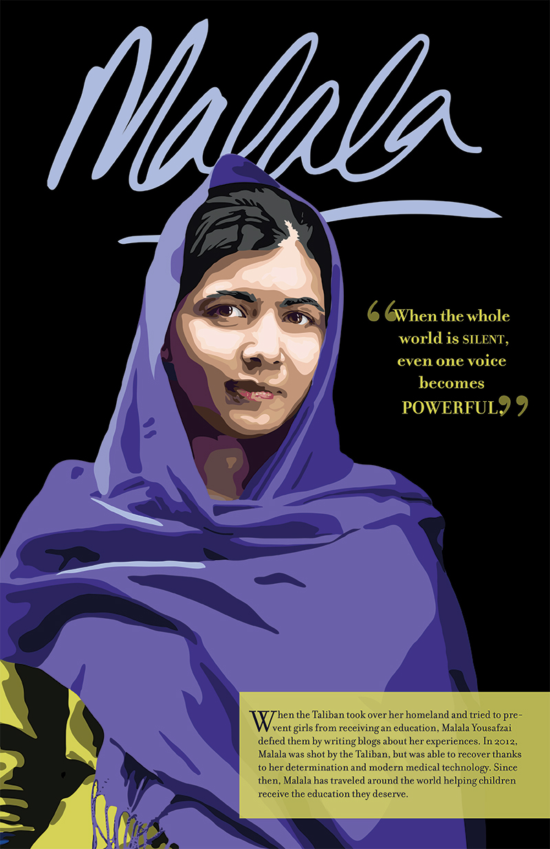 Jonathan Lerew — Graphic Designer — Malala Yousafzai